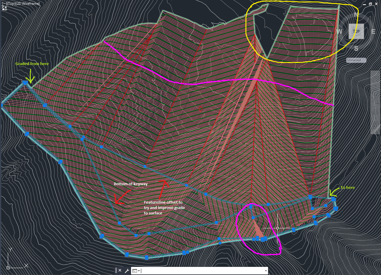 Solved: Grading Tools (grade to surface; not working as expected) - Autodesk Community
