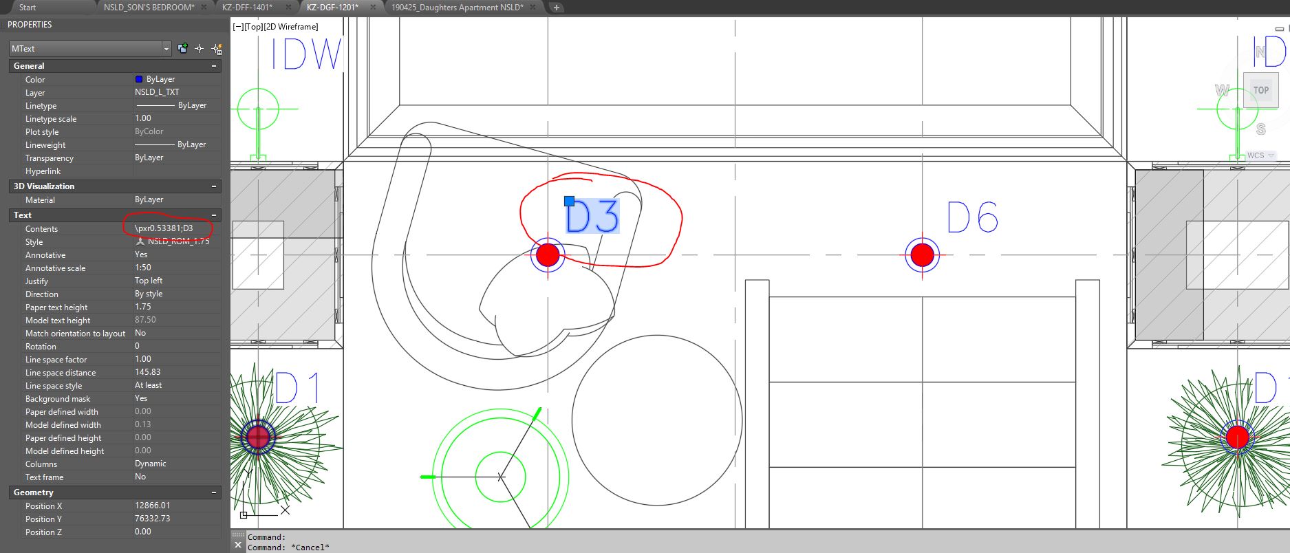 Mtext automatically change the Content - Autodesk Community