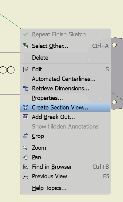 Section View Command Cut line Constraint - Autodesk Community