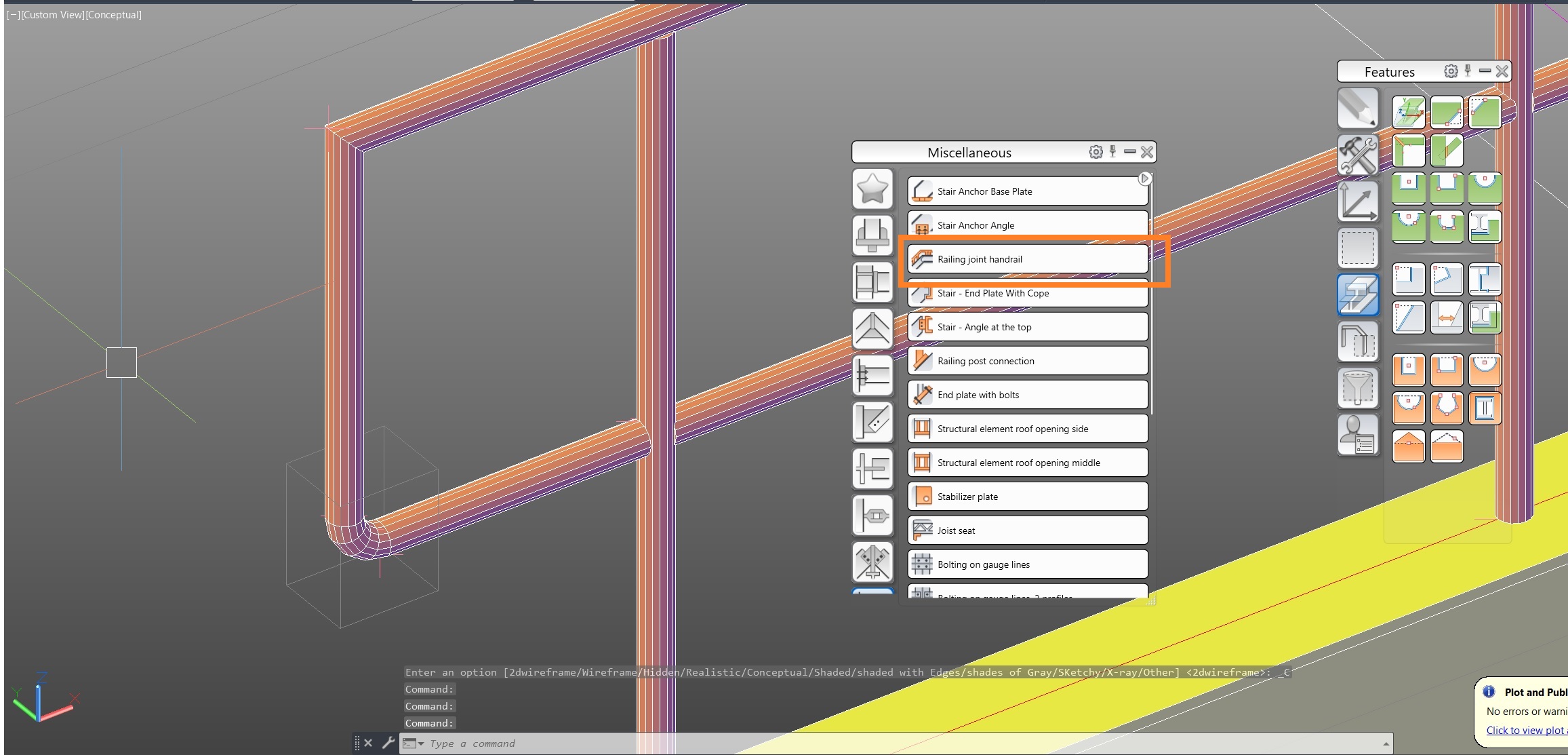 Solved: Handrail Macro - One radius One Mitre - Autodesk Community