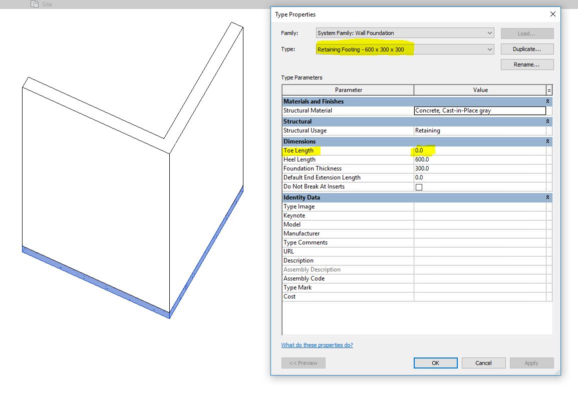 Solved: Eccentric foundation wall joining issue - Autodesk Community