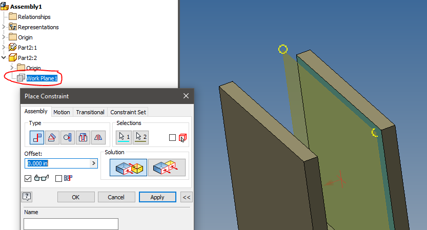 Assembly Constrain Issue - Autodesk Community
