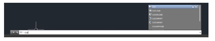 Command line autocomplete on the right side - Autodesk Community