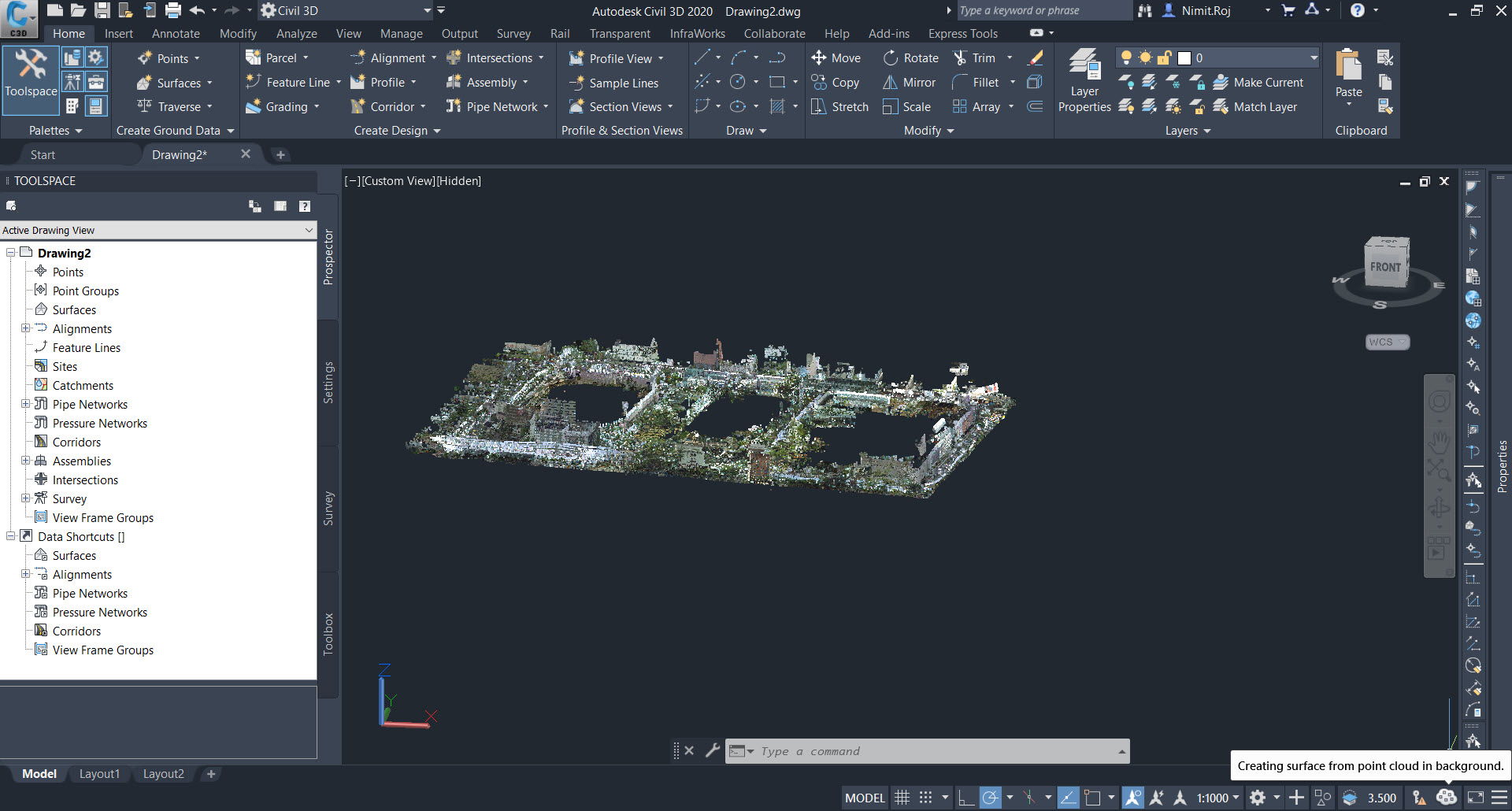 Point cloud surface extraction working or not? - Autodesk Community