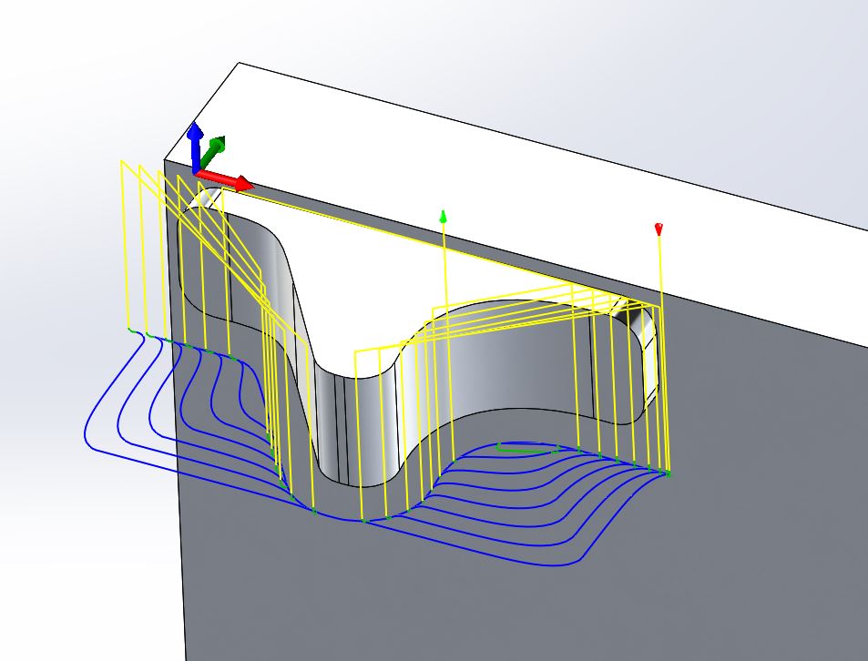 Solved: Problem with open contour adaptive 2D toolpath - Autodesk Community