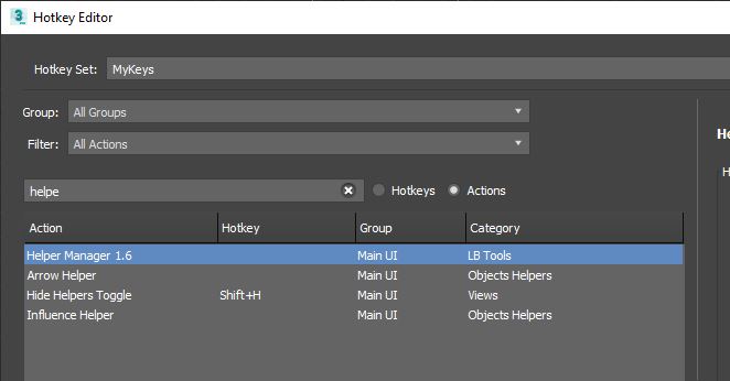 Solved: Hotkey editor separate from the customization settings 3ds Max ...