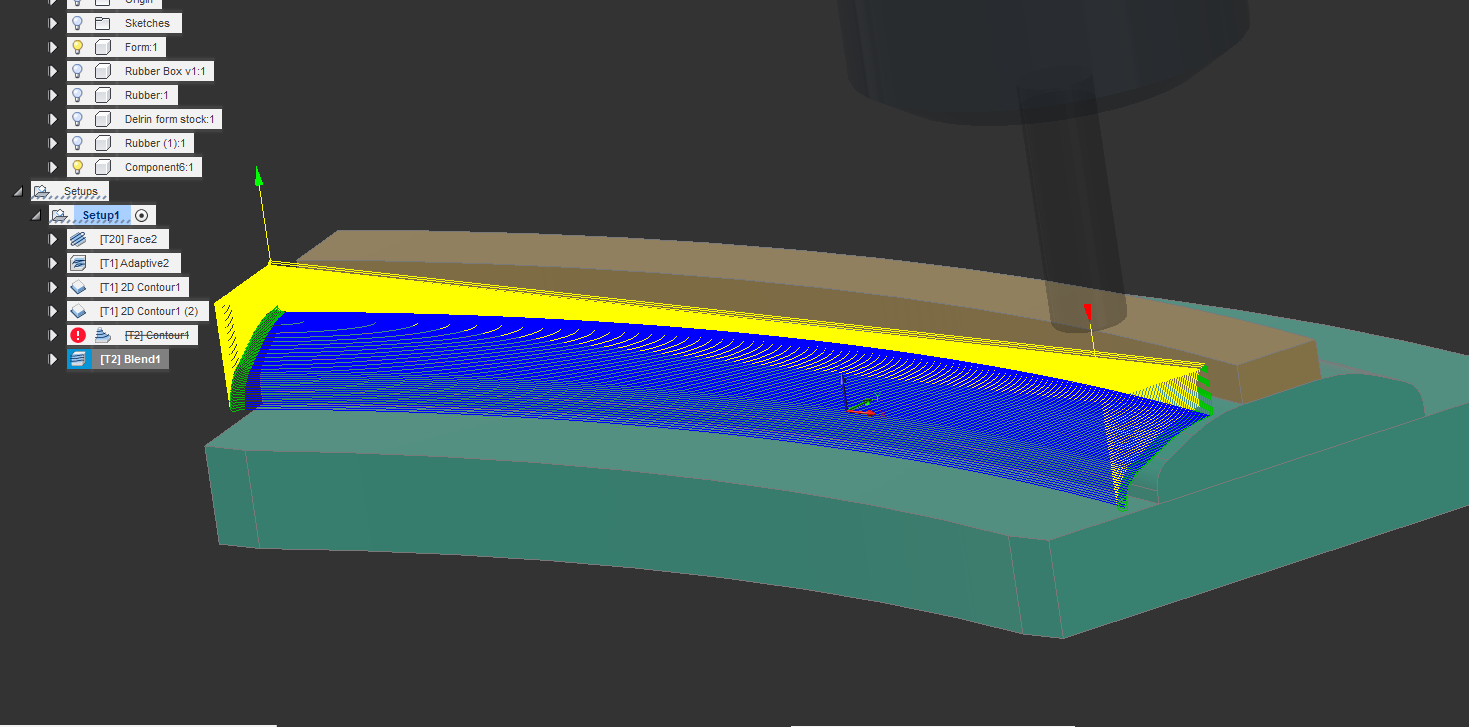 Solved: Achieving a constant scallop on open contour fillets with ...
