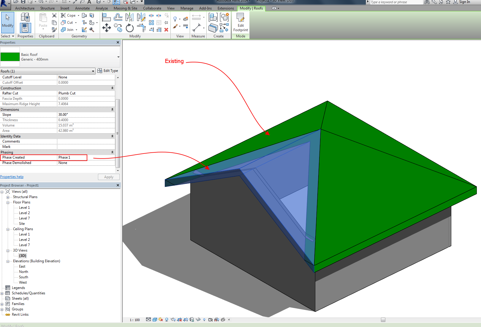 Demolishing part of a roof? - Autodesk Community