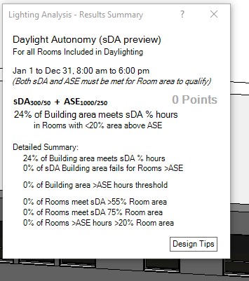 Solved: Revit Insight Daylight Autonomy (sDA) vs Light Stanza ...