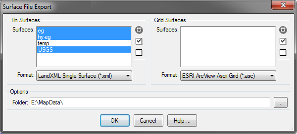 Solved: How to export surfaces in LandXML automaticly in seperate files - Autodesk Community