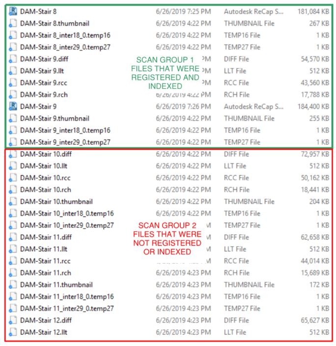 Problem registering scan groups separately - Autodesk Community