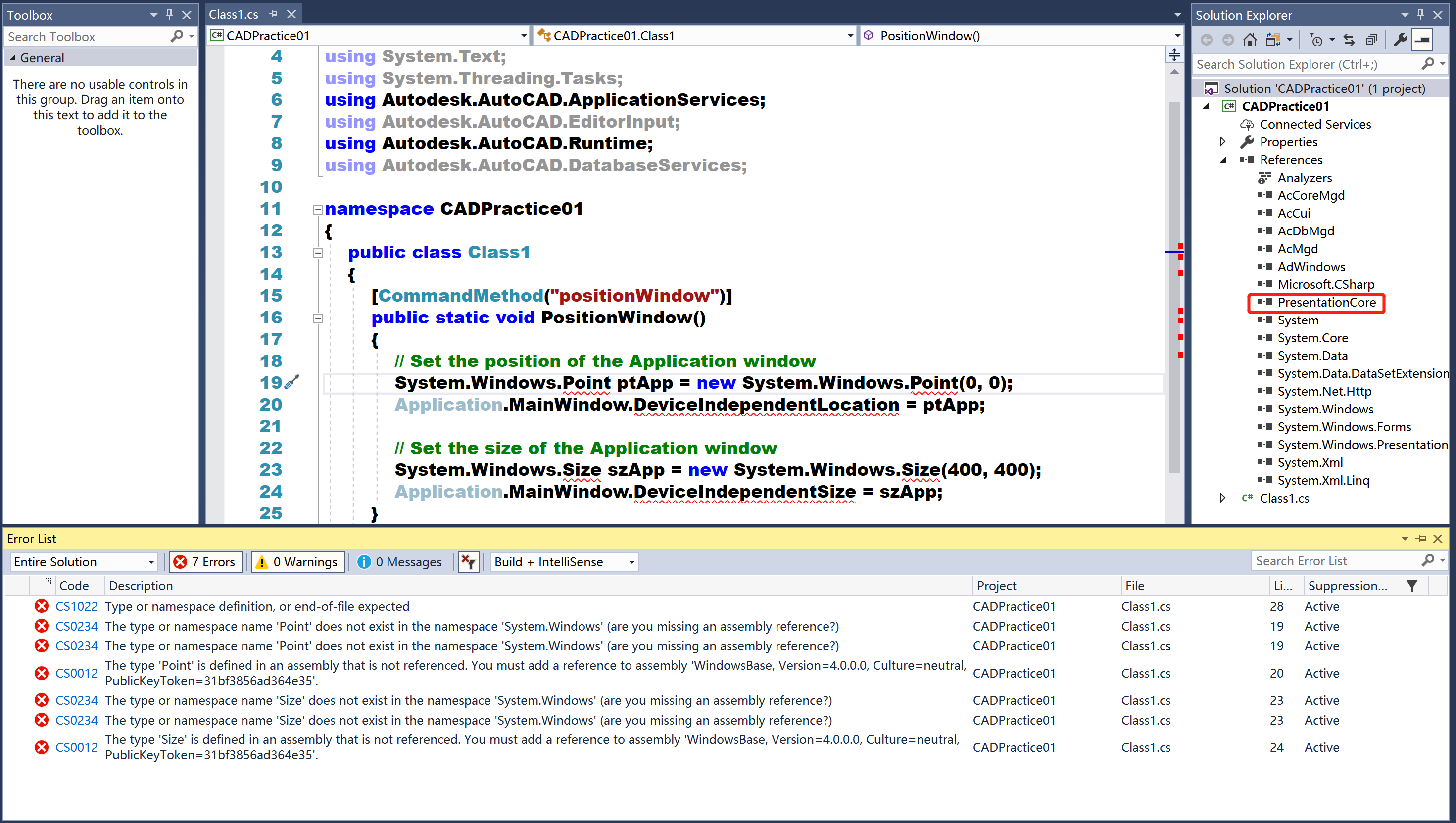 System.Windows.Point can't be found - Autodesk Community