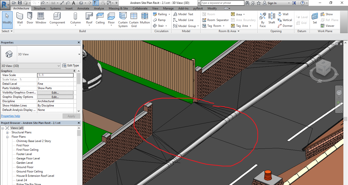 Drop Curb For Model By Face Roof? - Autodesk Community