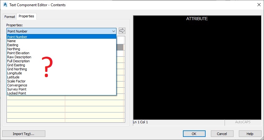 Point Label Style to display a user-defined column in a point file ...