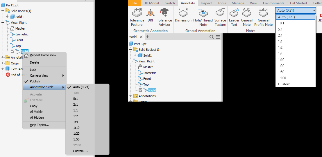 Solved: Annotation Scale of View Rep in Part File - Autodesk Community