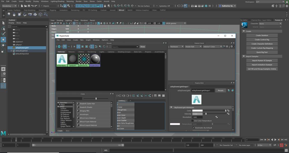 Solved: Arnold Shaders don't preview in Hypershade Materials Tab - Autodesk Community
