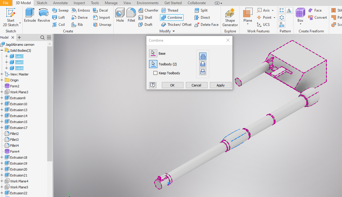 Solved: I created to bodies in 1 ipt. - Autodesk Community