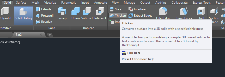 Convert To Solid - Autodesk Community