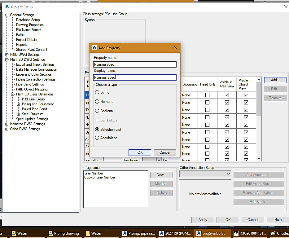 Solved: Using custom made Nominal specs in P&ID, in P3D line group - Autodesk Community