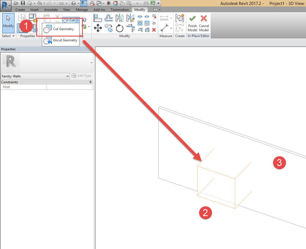 Why i can't cut the wall Voids - Autodesk Community