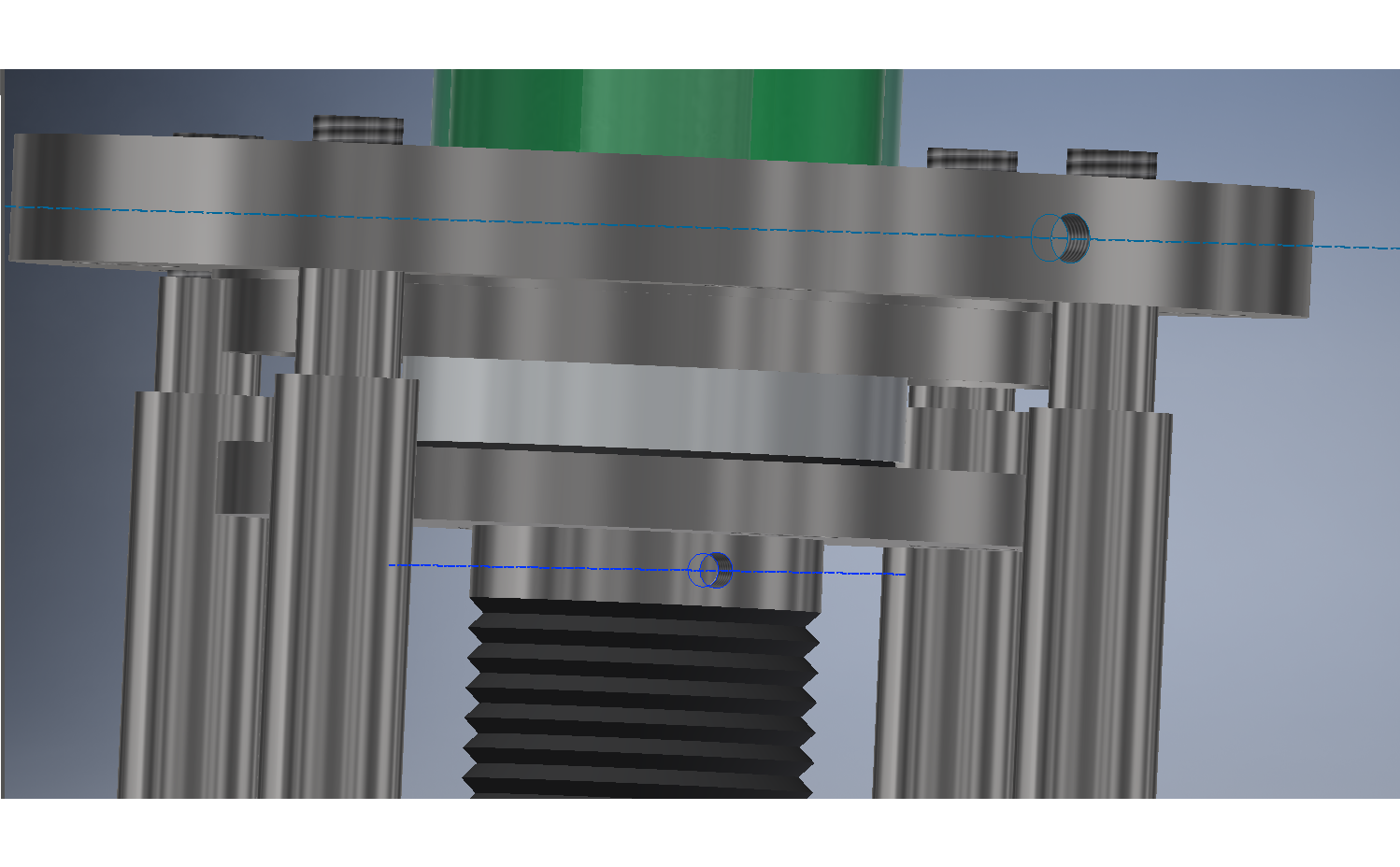 Solved How To Constrain Two Non Colinear Axes To Be Parallel Autodesk Community