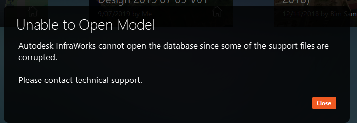 Unable to Open Model - Autodesk Community