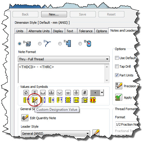 Solved: Display Pitch Diameter on an External Thread / Custom Thread Designation - Autodesk ...