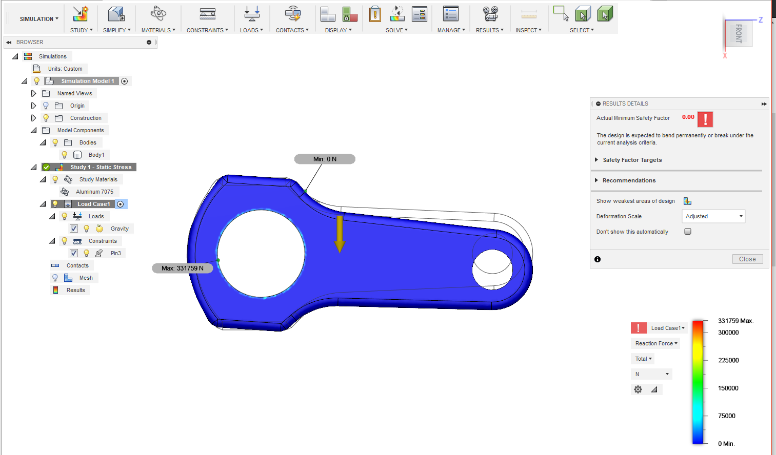 Solved: Connecting rod split weight in simulation? - Autodesk Community
