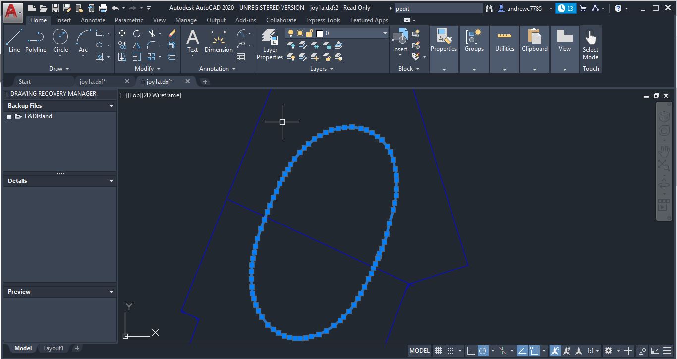 New to AutoCad and need help converting multimple lasered points to a ...