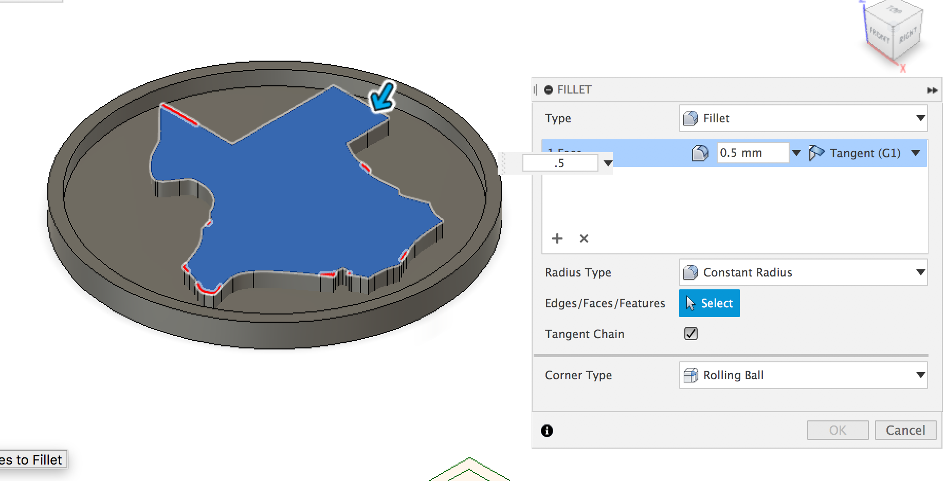 How to fillet a complex extrusion - Autodesk Community