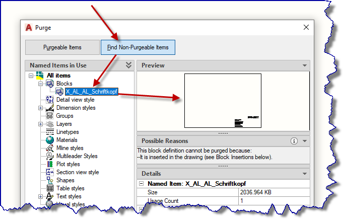 show blocks in a drawing - Autodesk Community