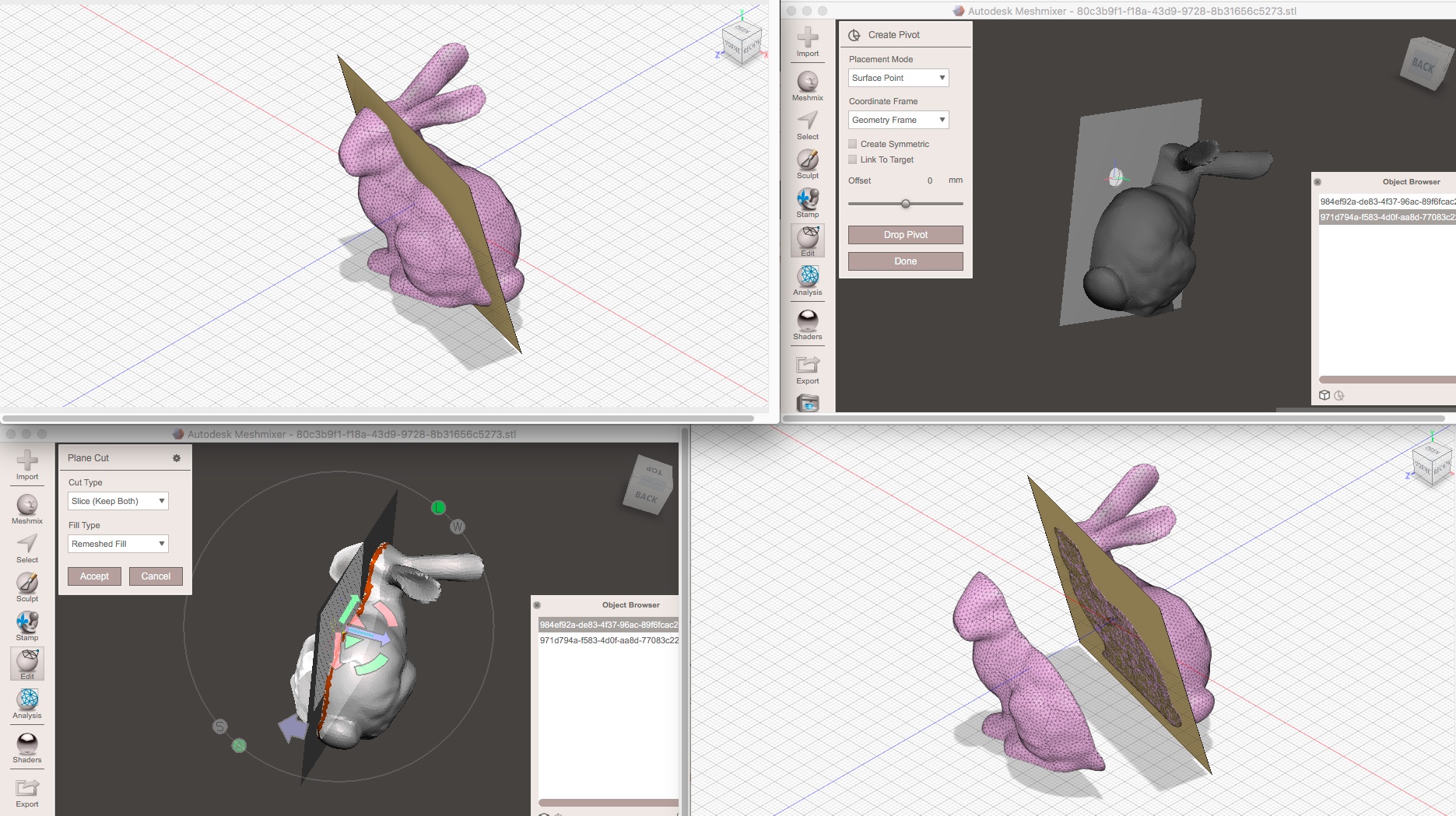 Failed to slice the mesh with the specified plane - Autodesk Community