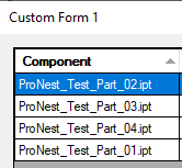 Using a DataGridView control in VBA or iLogic - Autodesk Community