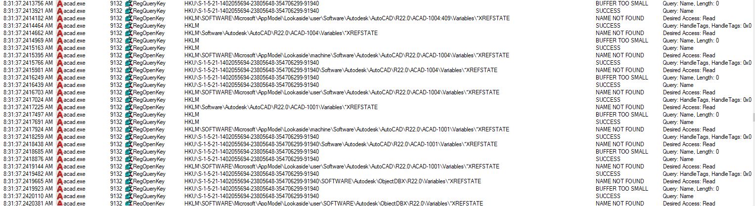 registry keys not found when troubleshooting with ProcessMonitor ...