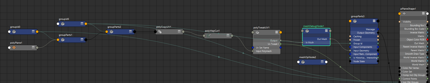 MPxNode derived plugin that add faces + MultiUV + MultiMaterial = fail - Autodesk Community