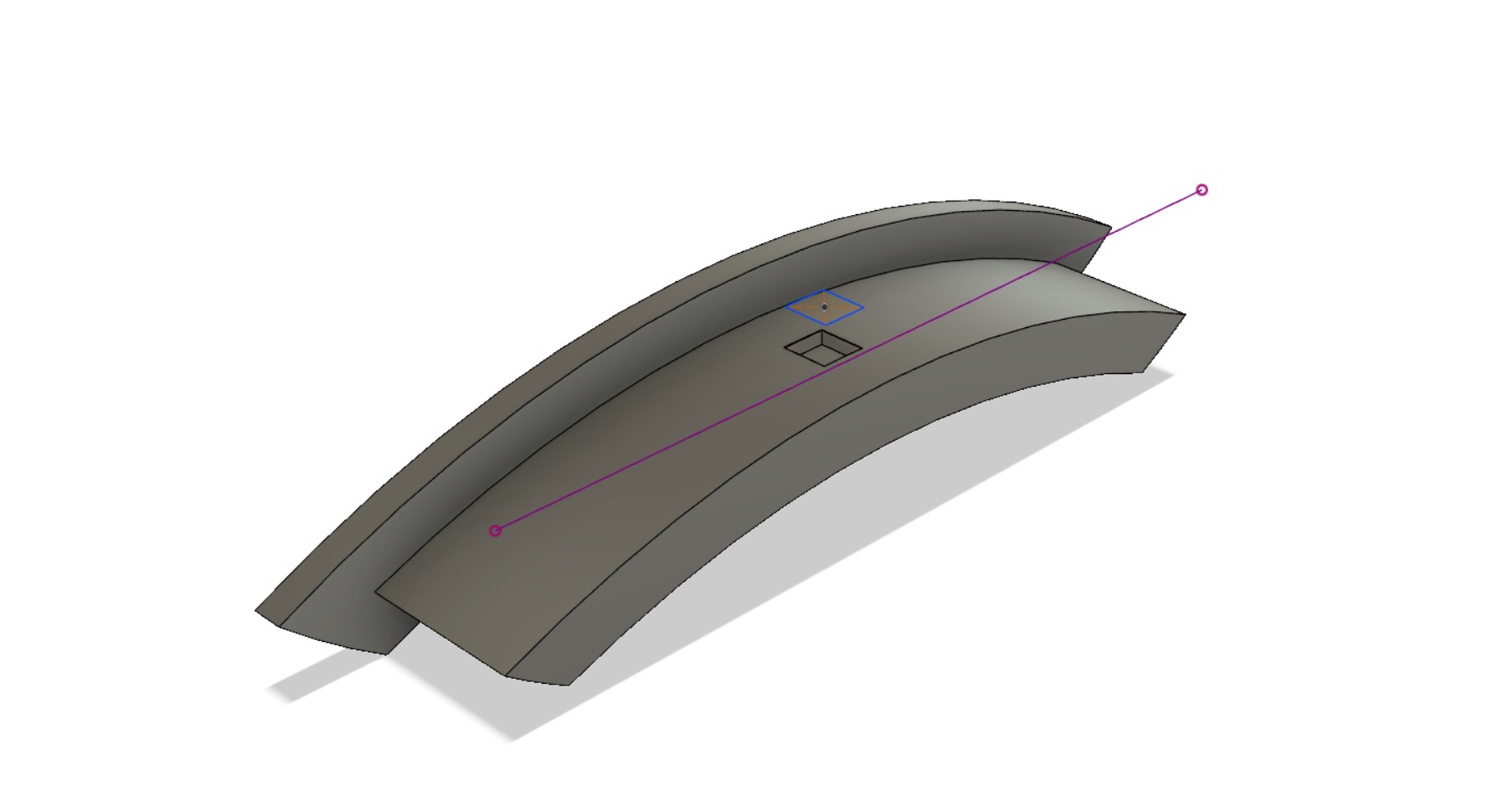 Solved: drawing on a curved surface then extruding it? - Autodesk Community