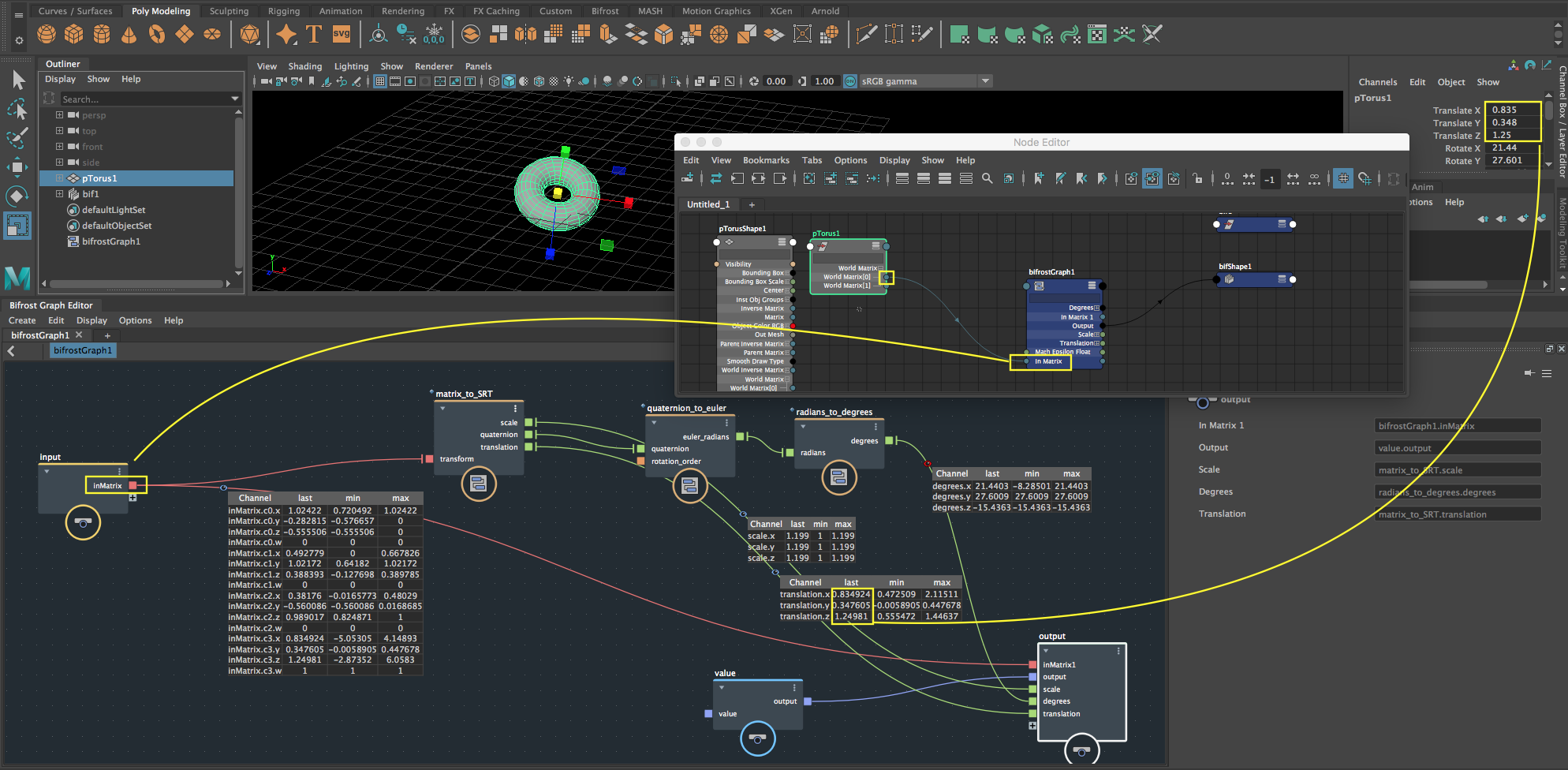 Solved: accessing trasnformations and object properties - Autodesk Community