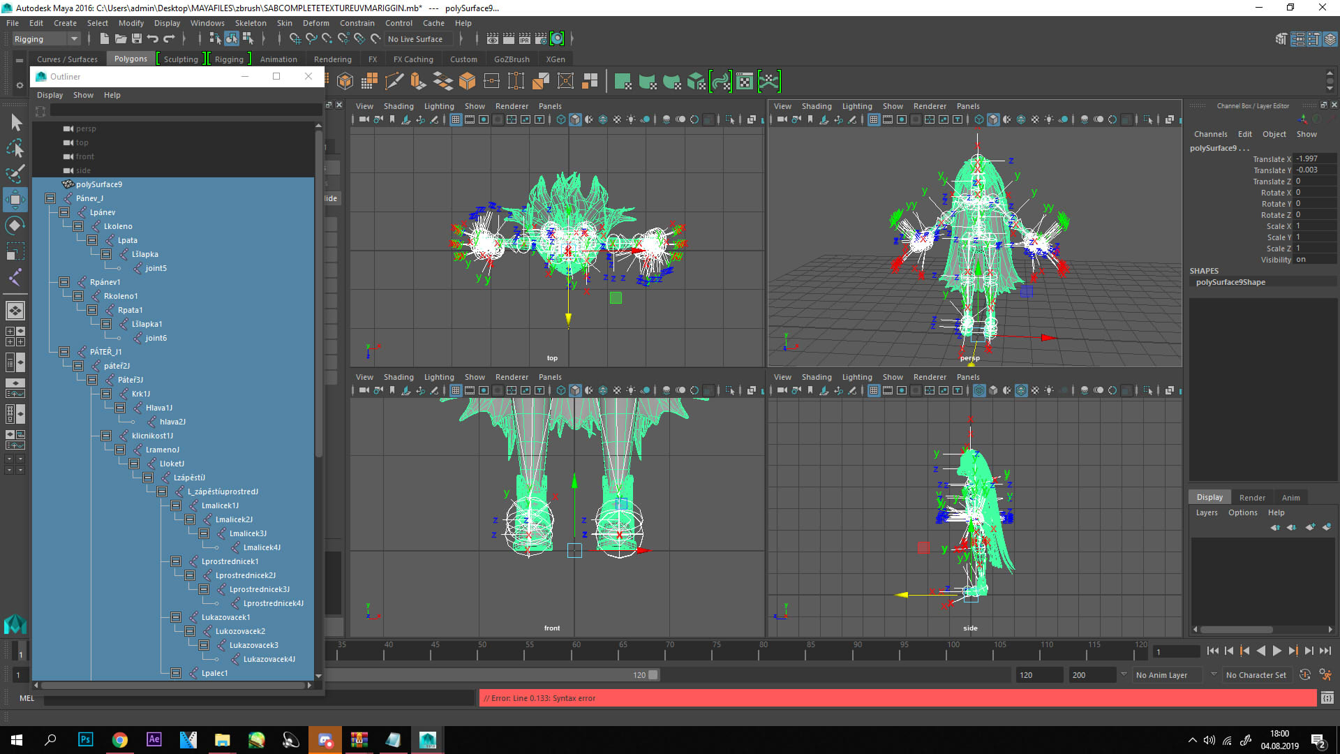 Solved: ‘Bind skin’ doesn’t work, help please - Autodesk Community
