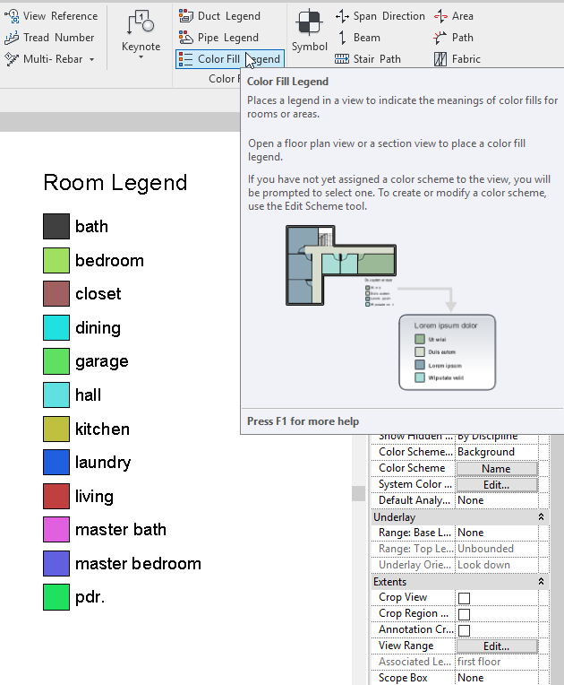 Solved: Room's Legend did not appear - Autodesk Community