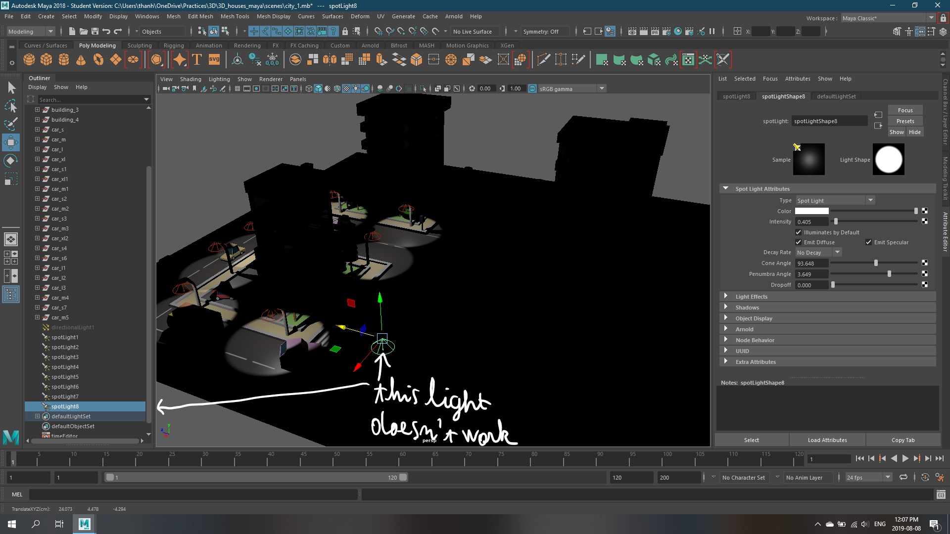 Solved: Problem when creating lights - Autodesk Community