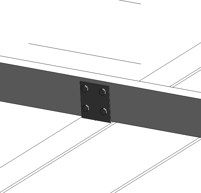 Solved: Purlin connection plate with 2 bolts only - Autodesk Community