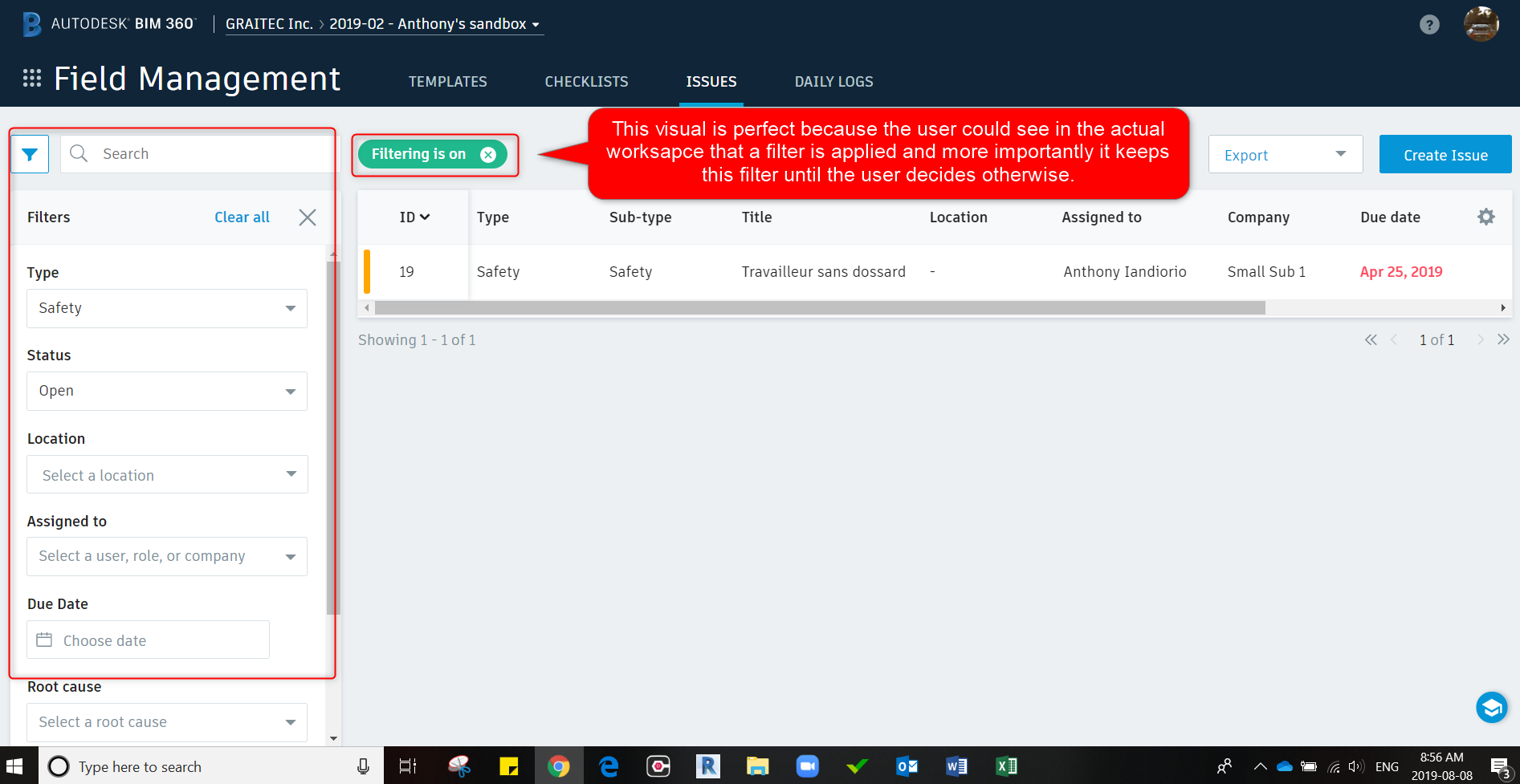 BIM360 NextGen - Filter checklist - Autodesk Community