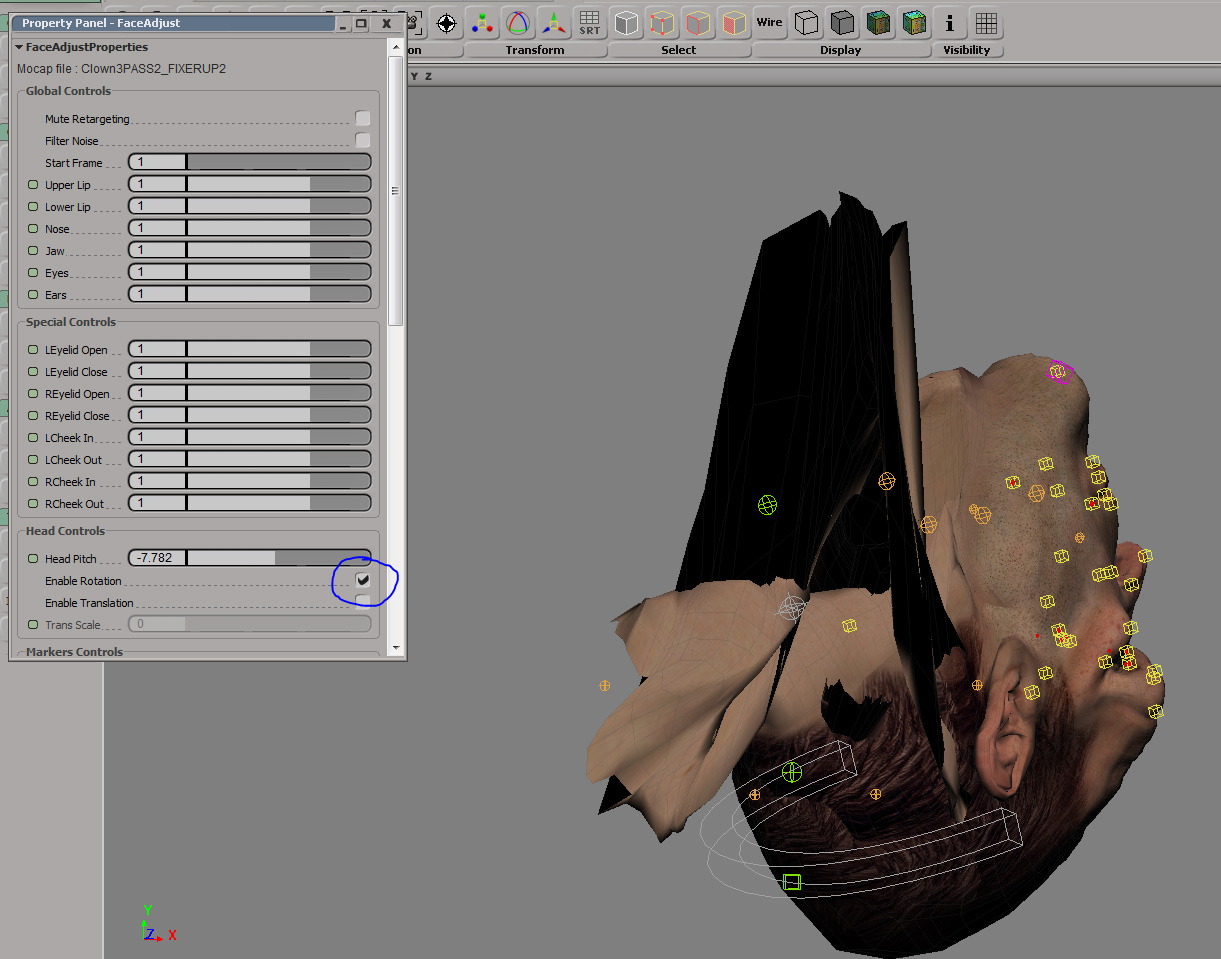 Face Robot and c3d mocap - Autodesk Community