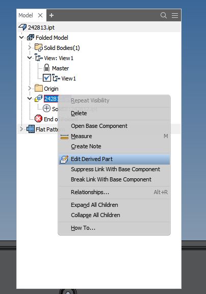Solved: Flat patter for mirrored sheet metal part - Autodesk Community