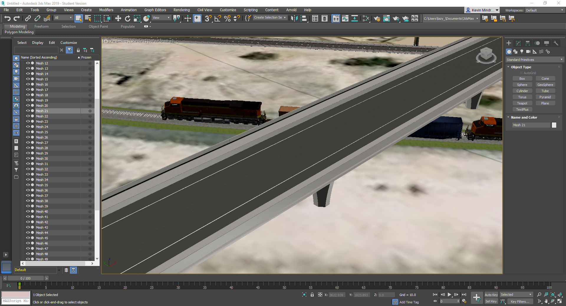 Imported Models & custom 3d shapes won't Export properly with IW models ...