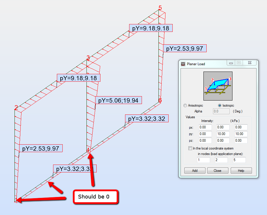 Planar load on bars - Autodesk Community