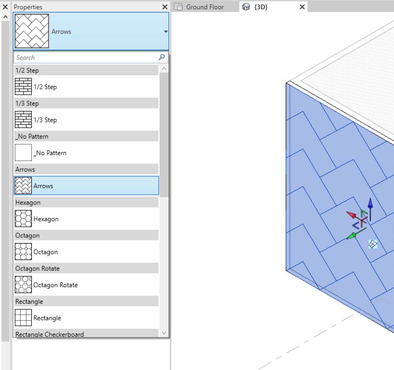 Sloped grazing brick pattern - Autodesk Community
