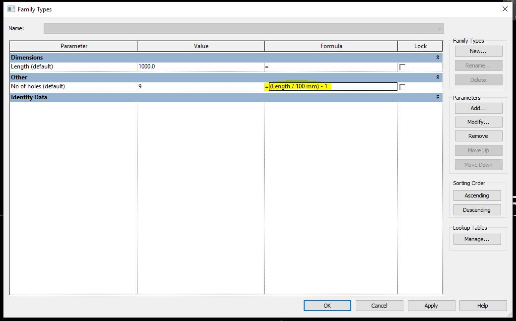 Revit family formula - Autodesk Community