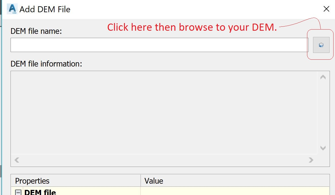 Solved: Importing a DEM into a GRID surface not allowing me to select CS Code. - Autodesk Community