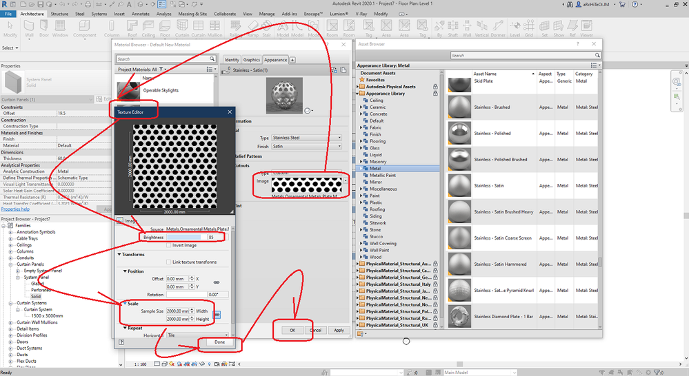 Solved: Need some metallic perforated panels - Autodesk Community